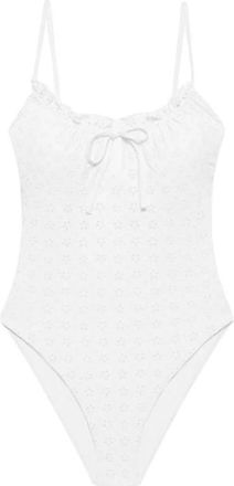 Polo Ralph Lauren Femme, Maillots de bain, Blanc, Taille: 42 FR Keyhole Lingerie One Piece