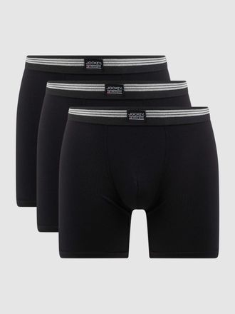 Jockey Trunks mit Label-Patch im 3er-Pack