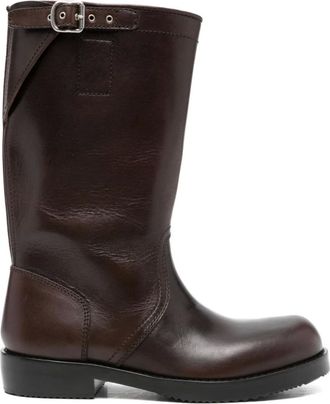 Dries Van Noten Homme, Chaussures, Brun, Taille: 44 EU Biker Boot