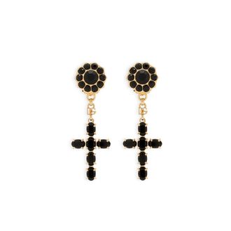 Dolce & Gabbana Cross Pendant Clip-on Earrings