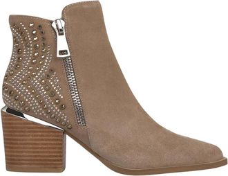 Alma En Pena Alma EN Pena, Femme, Chaussures, Beige, Taille: 38 EU Bottine à talon avec clous en strass