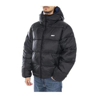 Obey Puffer Jacket - - Jackets - Herren - Schwarzk - S