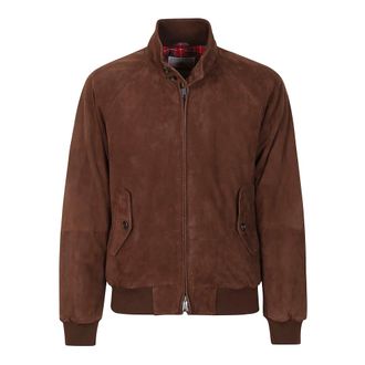 Baracuta Schokoladen Wildlederjacke mit Thermore-Futter - - Jackets - Herren - Braun - S
