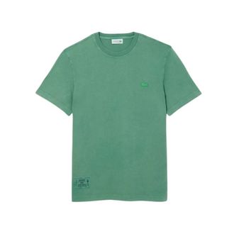 Lacoste Homme, Tops, Vert, Taille: M T-shirt &agrave; col rond