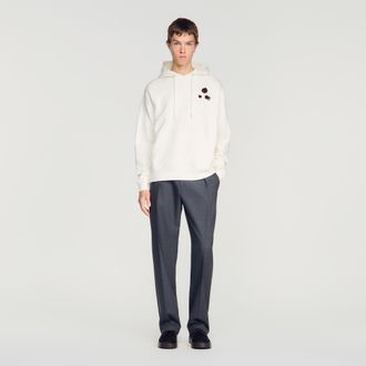 Sandro Oversize-Sweatshirt mit Blumenprint