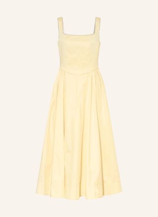 Maje Kleid Mit Schmucksteinen gelb