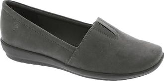 Easy Spirit Arlie Chaussures à enfiler pour femme, Daim vert, 35.5 EU
