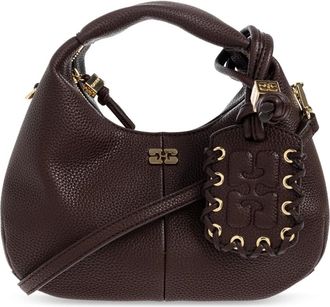 Ganni Femme, Sacs, Brun, Taille: ONE Size Hobo Mini