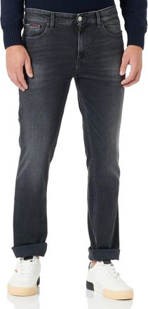 Tommy Jeans Herren Dm0dm13524 Hose, Denim Black, 28 W/32 L
