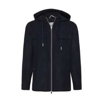 Baldessarini Homme, Sweatshirts et sweats &agrave; capuche, Bleu, Taille: M SweaT-shirt z fermetureure &eacute;clair