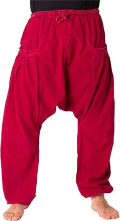 Panasiam Chill Pants, Stonewashed Bordeaux red, M