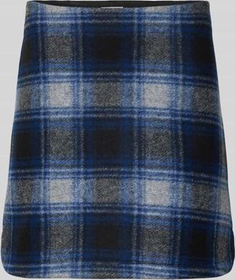 Ichi Minirock im Allover-Look Modell WOOLY CHECK