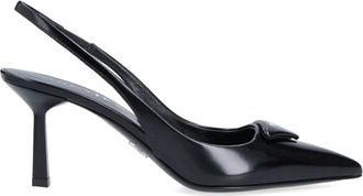 Prada Pumps Slingback-Logo