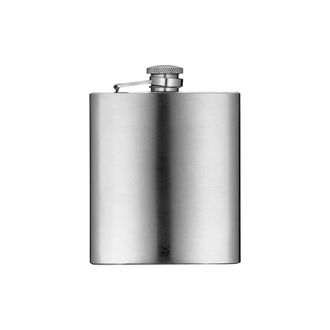 WMF Manhattan Flachmann 200 ml, 20cl, Cromargan Edelstahl mattiert, 13 x 10 cm, Geschenkidee