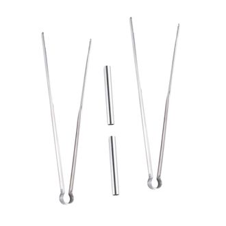 BESTOYARD Multifunktionale Edelstahl Lebensmittelklammer K&uuml;chen Essst&auml;bchen Clip Mit Abdeckung Servierzange F&uuml;r Restaurant Und Zuhause