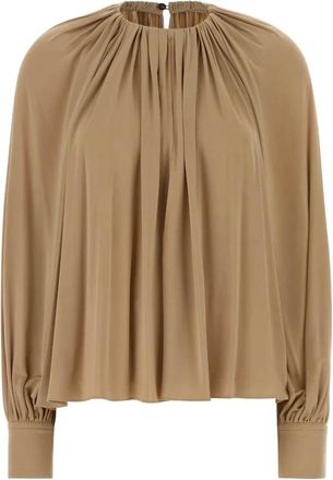 Ferragamo Femme, Blouses et Chemises, Beige, Taille: 40 FR 13H573788185 Blouse