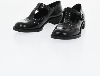 Miu Miu Brushed Leather Mary Jane Pumps 3 Cm Heel size 37,5