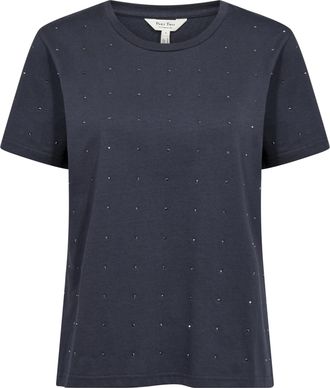 Part Two Part Two Damen Maggipw T-Shirt, Navy Shine Hot Fix, M