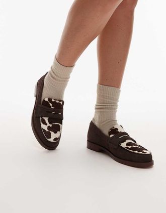 Clarks Straven Edge - Mocassins &agrave; imprim&eacute; vache-Multicolore