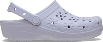 Crocs Classic Floral Cut-Out Clog 37-38 EU Purple Moon