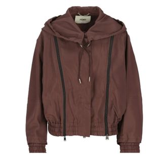 Fendi Damen, Jacken, Braun, XSGr&ouml;&szlig;e