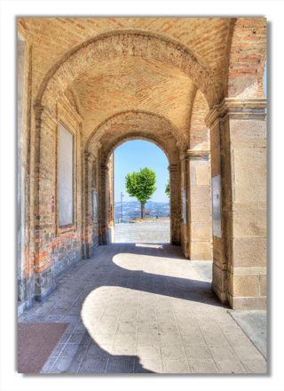 Wallario selbstklebendes Poster - Durchblick ins Weite, Aufkleber in Premiumqualit&auml;t, Klebefolie Gr&ouml;&szlig;e: 70 x 100 cm (Riesenposter)