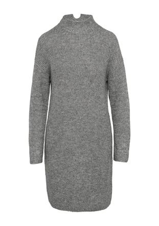 s.Oliver Strickkleid mit Stehkragen und &uuml;berschnittenen Schultern