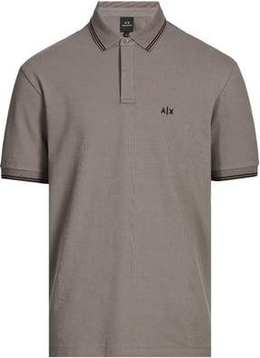 A|X Armani Exchange Polo manches courtes en coton mélangé