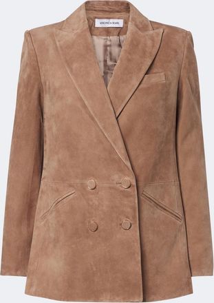 Veronica Beard Veste Oria en daim