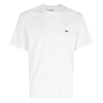 Lacoste Classic Fit Baumwolljersey-T-Shirt - - Tops - Herren - Wei&szlig; - L