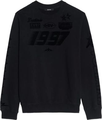 Zadig&Voltaire sweat à imprimé graphique Floc - Noir