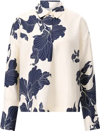 Herzen'sangelegenheit Blusenshirt aus Seide & floralem Muster