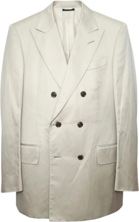 Tom Ford Doppelreihige Atticus Smoking-Jacke - Nude