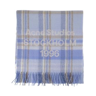 Acne Studios unisex, Accessoires, Bleu, Taille: ONE Size Scarf