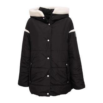 OOF Wear Wendbare Oversize Wei&szlig;e Jacke Subway Frau - - Jackets - Damen - Schwarzk - S