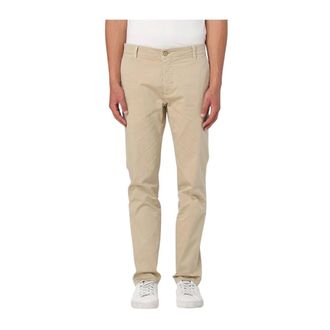 Jeckerson Homme, Pantalons, Beige, Taille: W33 Pantalon Chino Bleu &Eacute;l&eacute;gant
