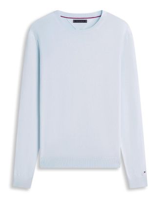 Tommy Hilfiger Leichter Strick-Pullover mit Lyocell und Logo-Stickerei in