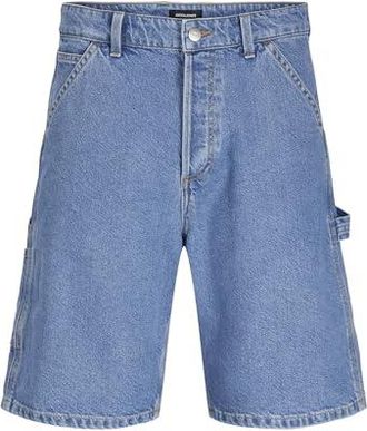 Jack & Jones Jjialex Jjcarpenter Sq 889 Short, Bleu Jeans Clair, M