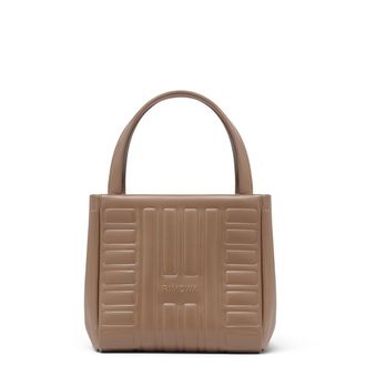 Rimowa Groove - Leder Mini-Shopper in Umber Braun