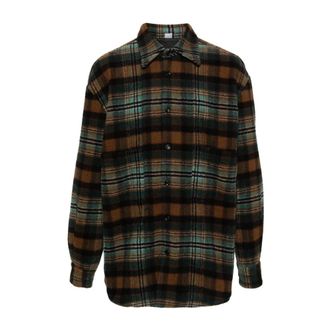Winnie New York Kariertes Hemdjacke in Multicolor - - Jackets - Herren - Mehrfarbig - M