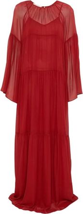 Philosophy di Lorenzo Serafini Femme, Robes, Rouge, Taille: 36 FR Robes de soir&eacute;e