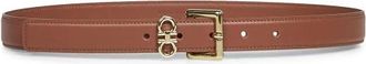 Ferragamo Femme, Accessoires, Brun, Taille: 75 CM Gancini Buckle Belt