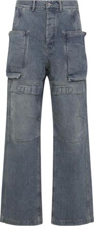 Rick Owens Femme, Jeans, Bleu, Taille: W31 Wide Jeans