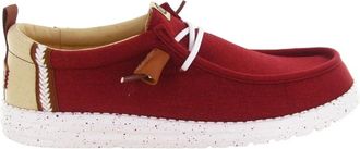 Hey Dude Homme, Chaussures, Rouge, Taille: 42 EU Wally Stretch Sox