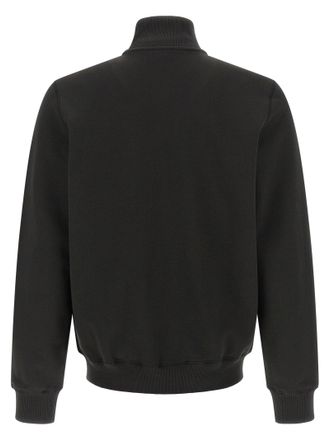 Diesel Logo-Embroidered Cotton Sweatshirt - Black
