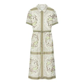 Tory Burch Kleid mit G&uuml;rtel - - Dresses - Damen - Mehrfarbig - L