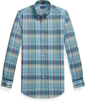 Ralph Lauren Leichtes Baumwollhemd mit Check-Muster, Custom Fit in