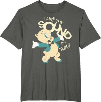 Looney Tunes Porky Pig Retro Like The Sound T-Shirt