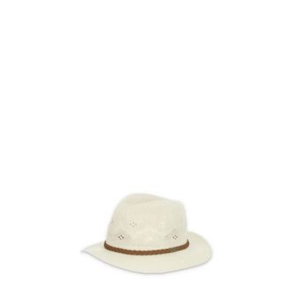 Barbour Femme, Accessoires, Beige, Taille: S Chapeau Beige pour Femme avec D&eacute;tails Contrast&eacute;s
