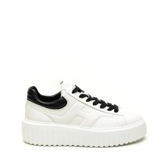Hogan Femme, Chaussures, Blanc, Taille: 37 EU Baskets Blanches H-Stripes Lacets
